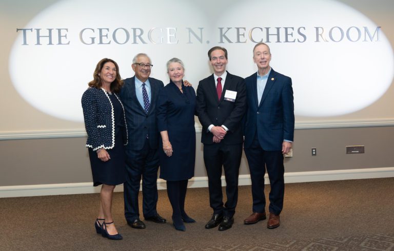 George N. Keches Room Unveiled at Suffolk University Law School